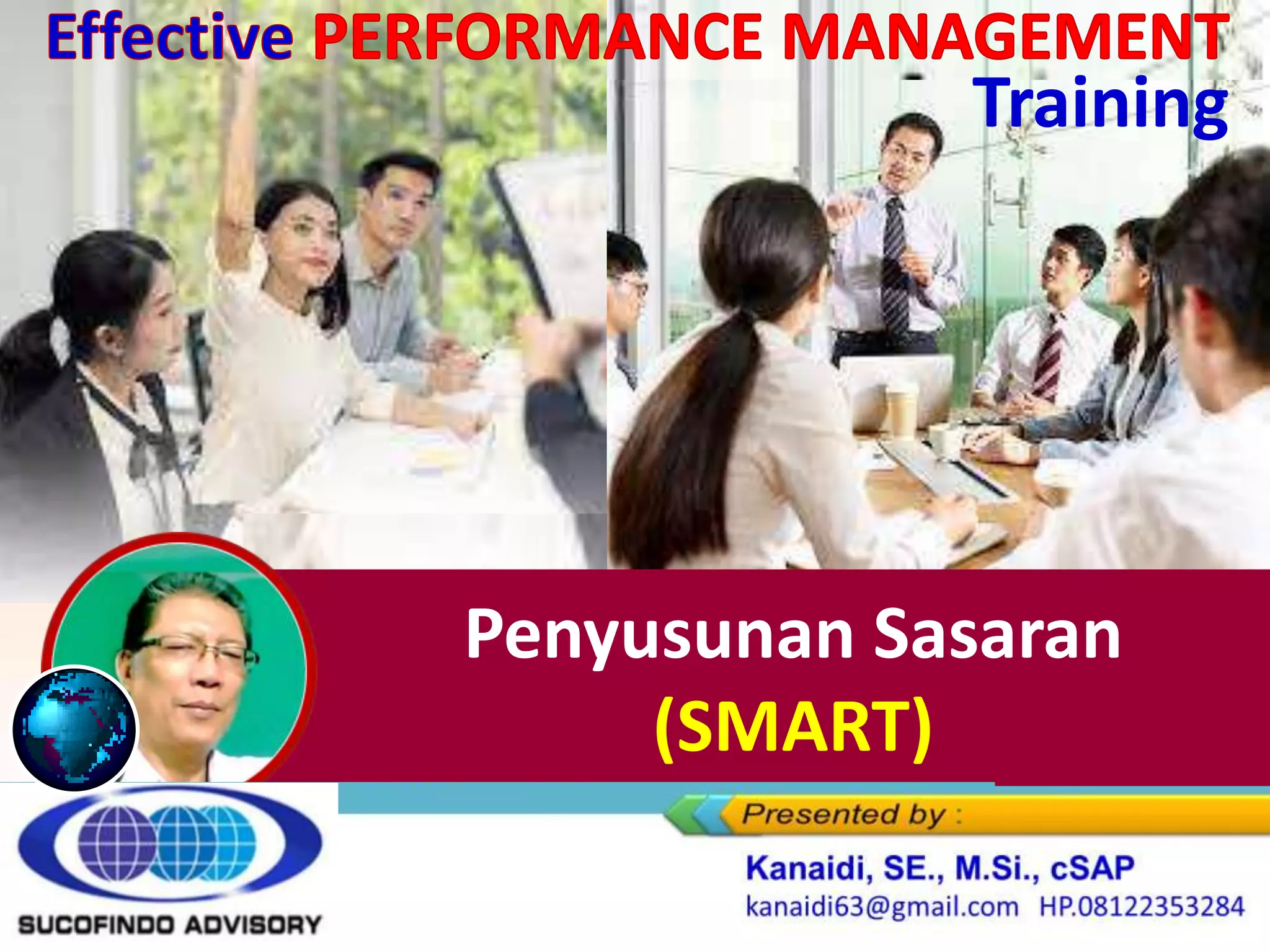 Konsep Penyusunan Sasaran (SMART) _Training "PERFORMANCE MANAGEMENT ...