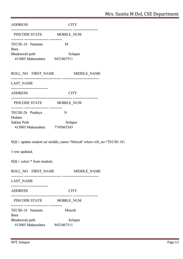 4. DML.pdf | Databases | Computer Software and Applications