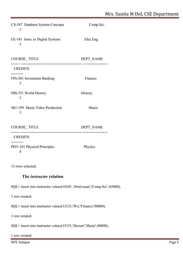 4. DML.pdf | Databases | Computer Software and Applications