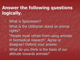 4. animal rights.ppt | Science