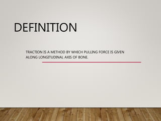 TRACTION,SPLINTS AND PLASTER OF PARIS | PPTX