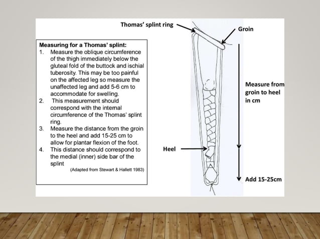 TRACTION,SPLINTS AND PLASTER OF PARIS | PPTX
