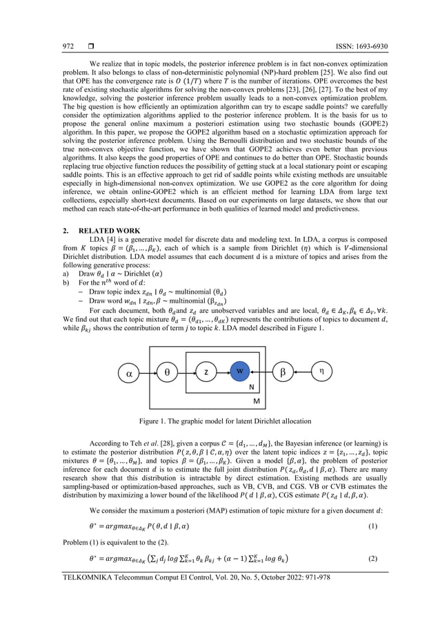 A Stochastic Algorithm For Solving The Posterior Inference Problem In