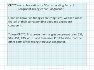 4.4 CPCTC | PDF