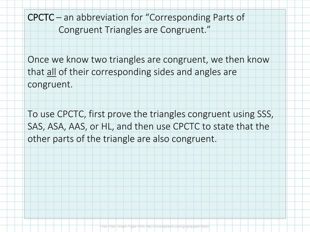 4.4 CPCTC | PPT