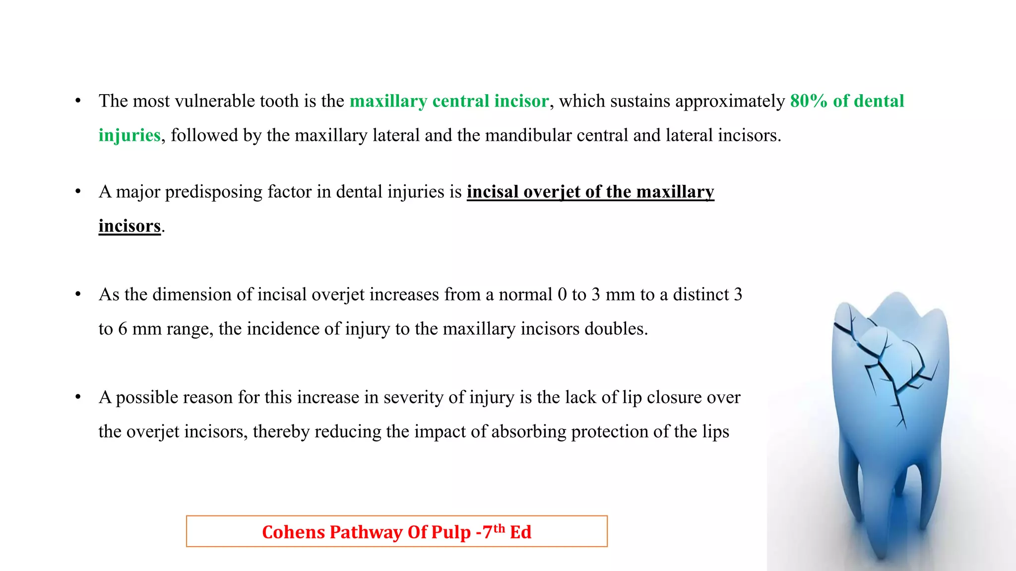 DENTAL TRAUMATIC INJURIES | PPTX