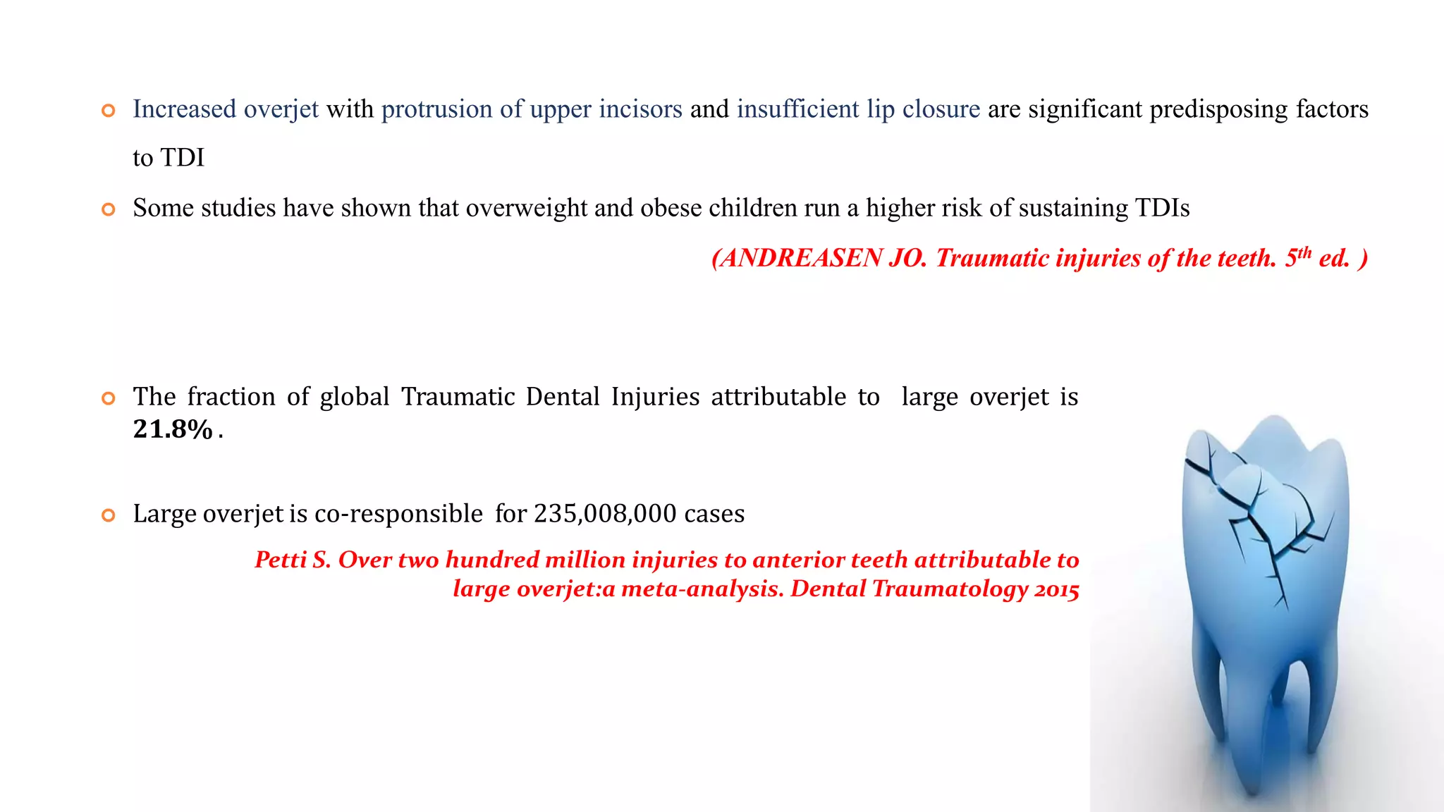 DENTAL TRAUMATIC INJURIES | PPTX