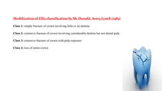 DENTAL TRAUMATIC INJURIES | PPTX