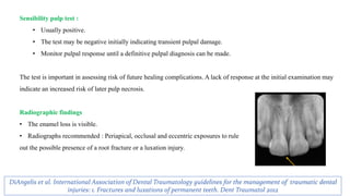 DENTAL TRAUMATIC INJURIES | PPTX | Dental Health | Diseases and Conditions