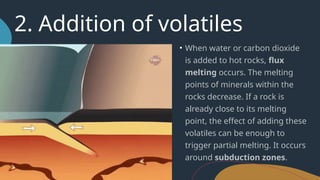 Magmatism ppt. Magma and Lava. And partial melting | PPTX