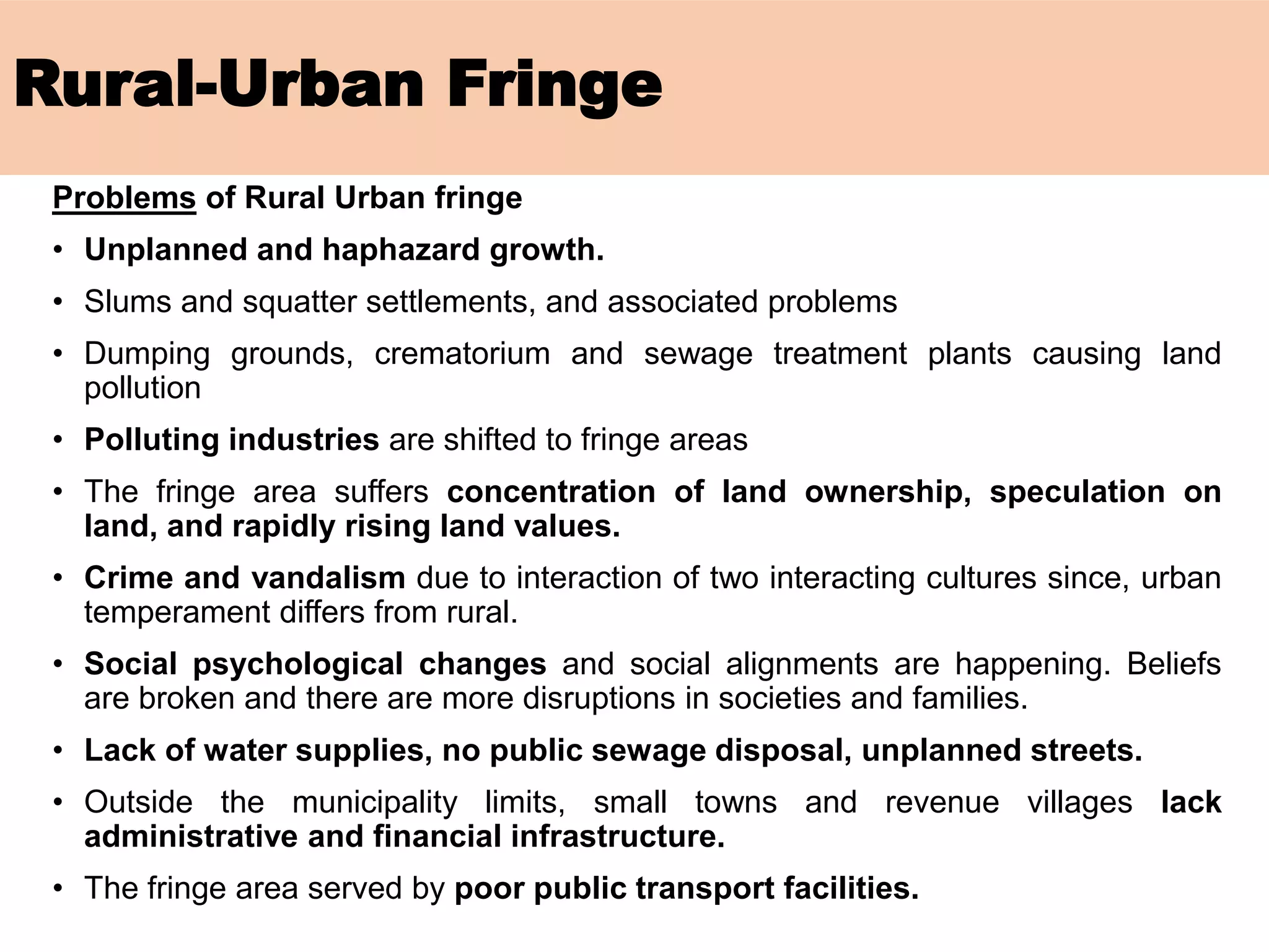 Region and Urban-Periphery | PDF