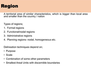 Region and Urban-Periphery | PDF