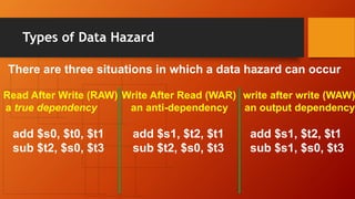 4. Pipeline Hazards.pptx | Operating Systems | Computer Software and Applications