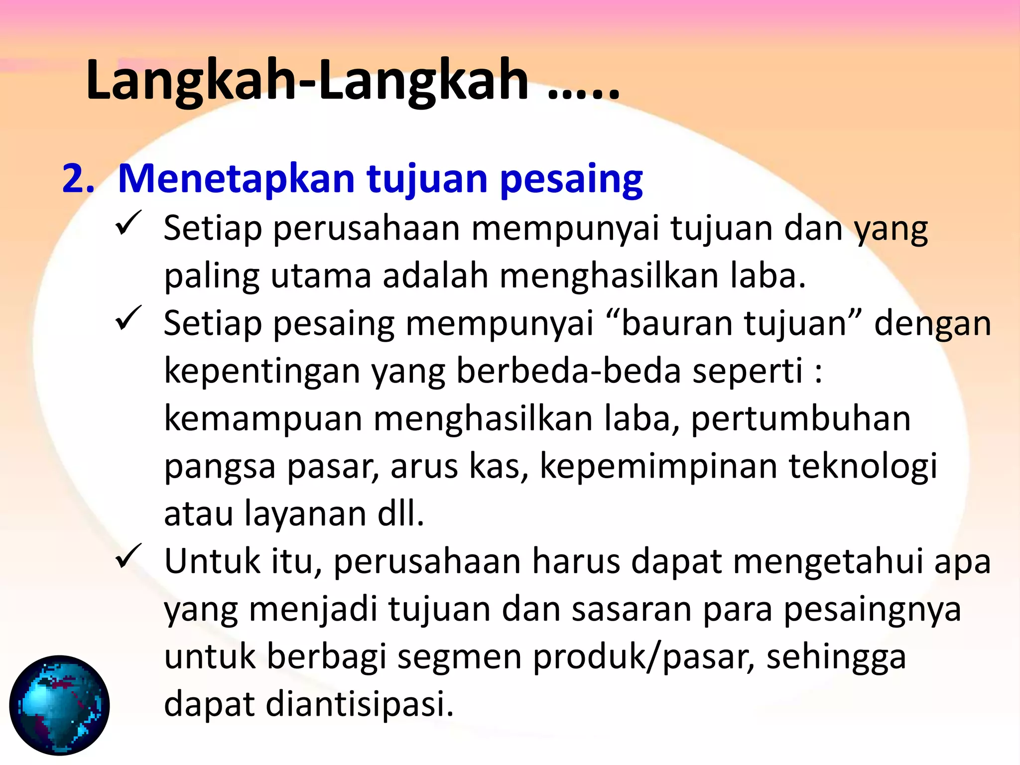 Analisis Posisi PERUSAHAAN _ BimTek "Penyusunan Rencana Kerja dan ...