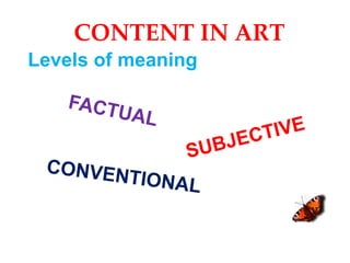 Subject and Content | PPT