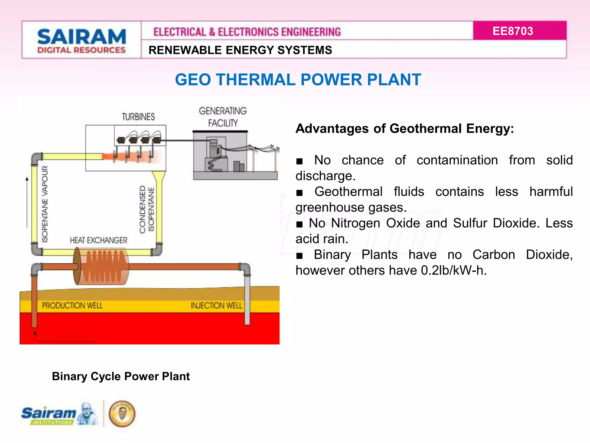 4.3 - GEO THERMAL Basics, Direct Use, Geothermal Electricity.pptx