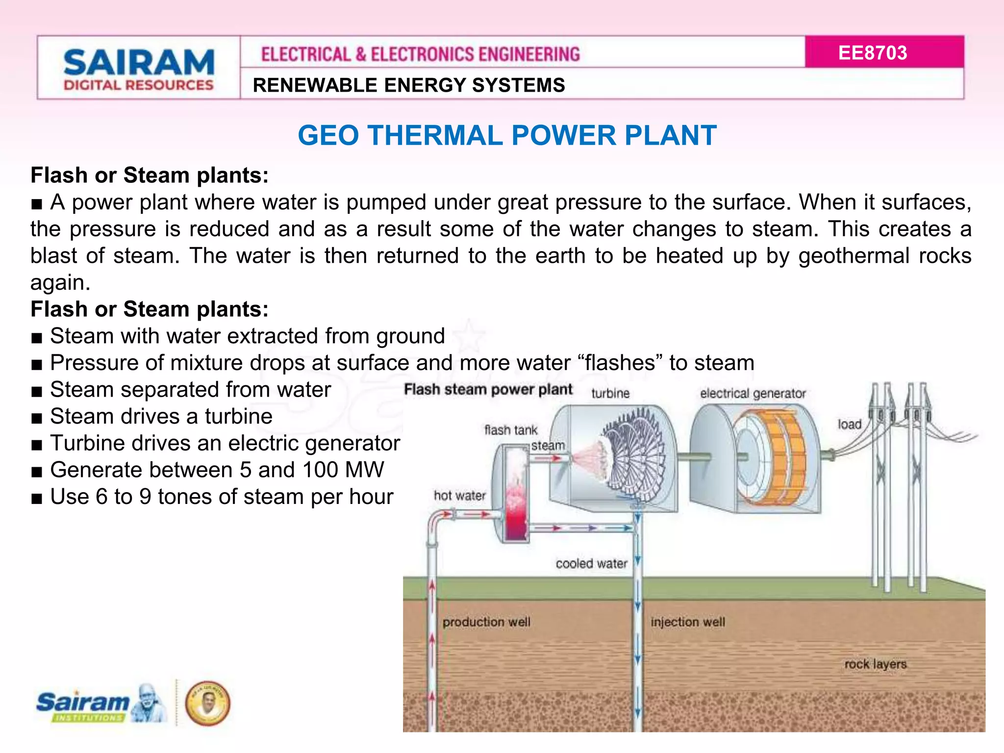 4.3 - GEO THERMAL Basics, Direct Use, Geothermal Electricity.pptx