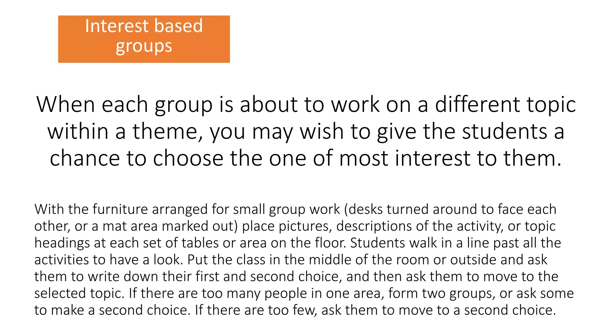 4. Forming groups in a Multi-grade classroom | PPTX