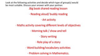 4. Forming groups in a Multi-grade classroom | PPTX