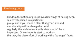 4. Forming groups in a Multi-grade classroom | PPTX