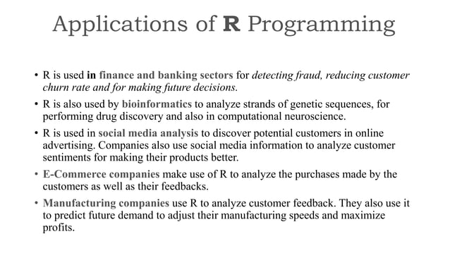 BIG DATA ANALYTICS USING R | PPTX