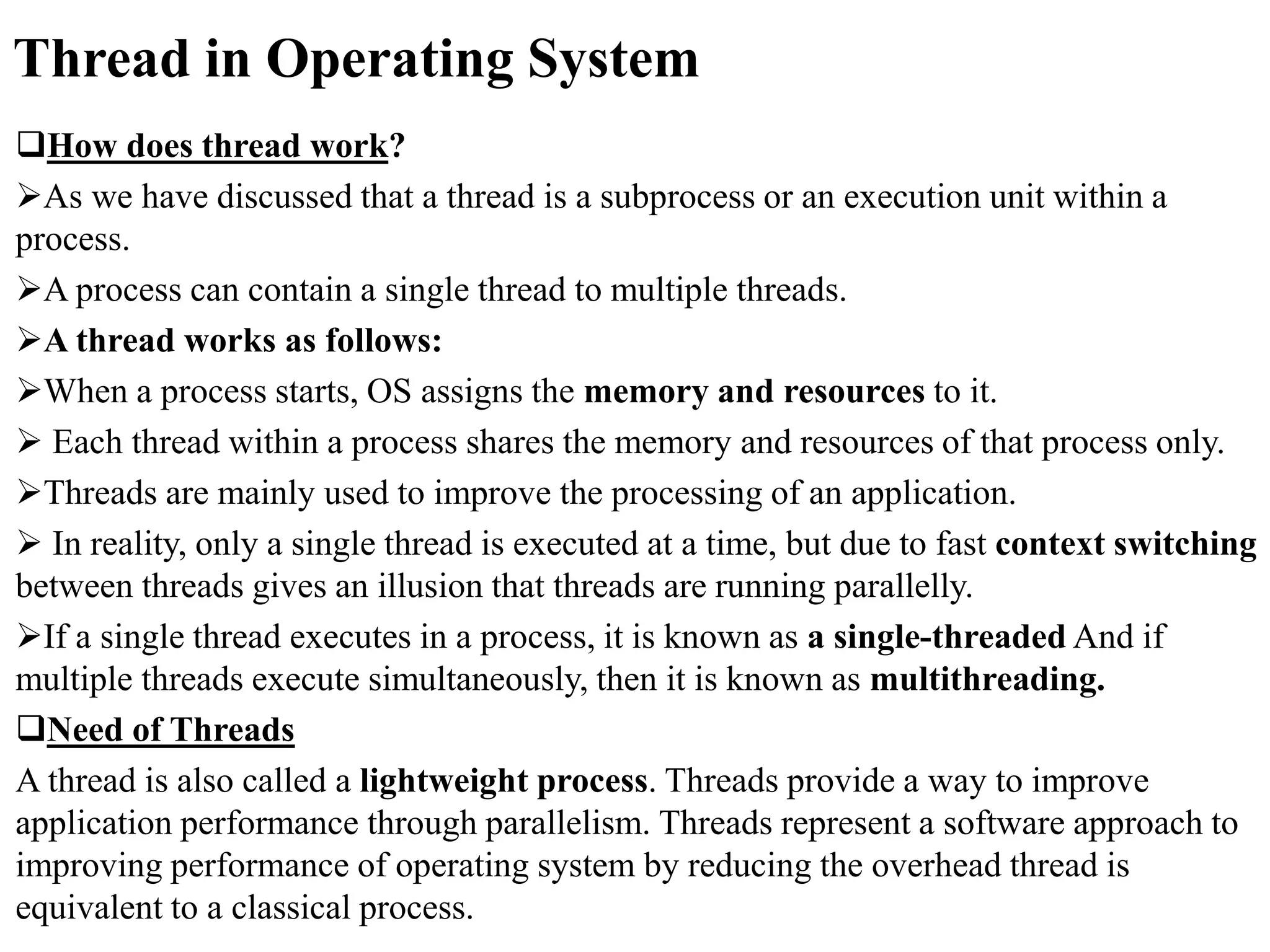 Process & Thread Management | PDF