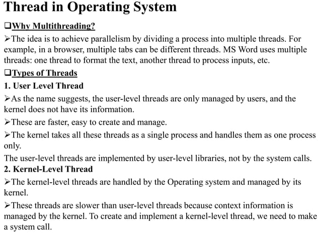 Process & Thread Management | PDF