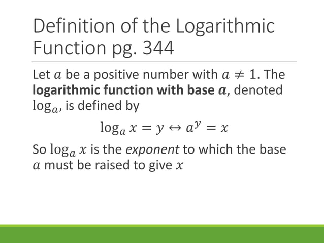 4.3 Logarithmic Functions.pptx