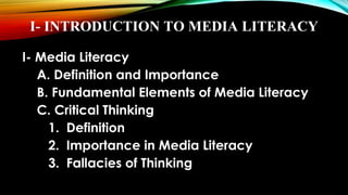 4.MIL Media Literacy (Part 1)- Definition, Importance, Fundamental ...