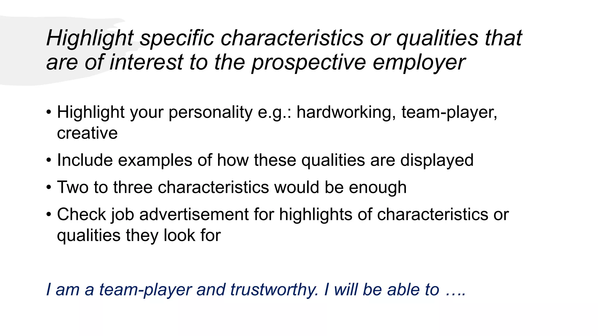 Job application process | PPTX