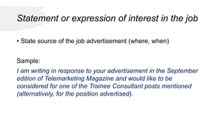 Job application process | PPTX