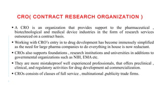 4.Out sourcing BA&BE to CRO | PPTX