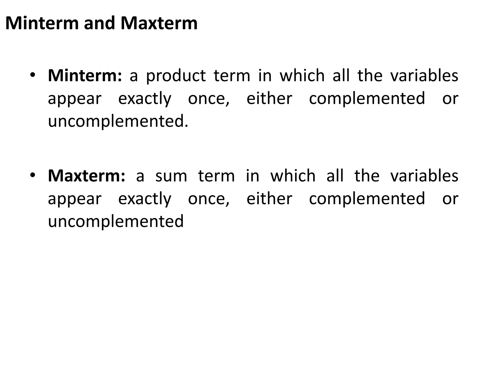 4 Boolean Function And Their Representation Pptx