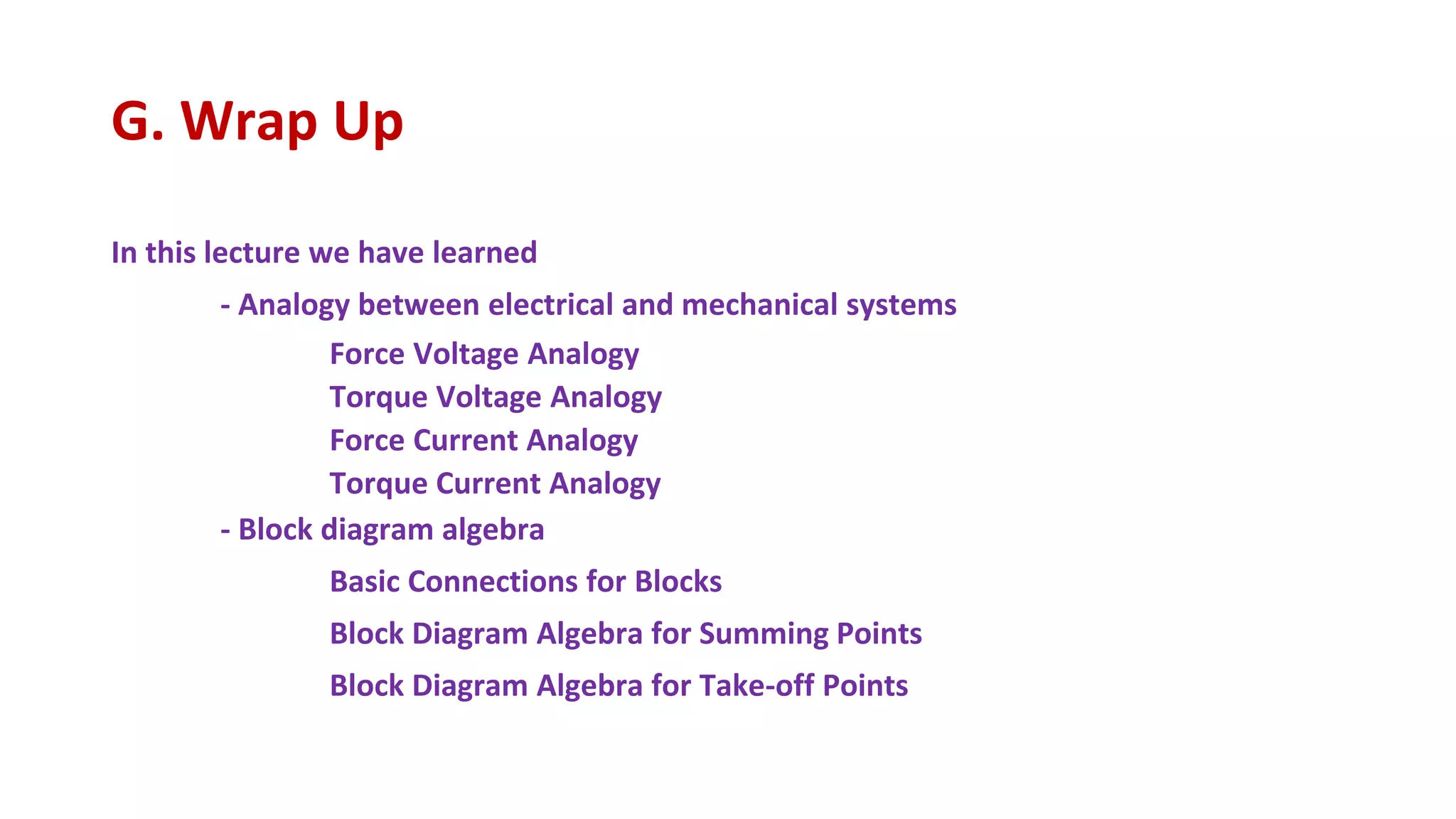 4. Analogy between electrical and mechanical systems.pptx