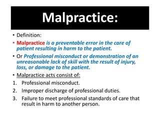 4. Medical Malpractice and Medical Records.pptx