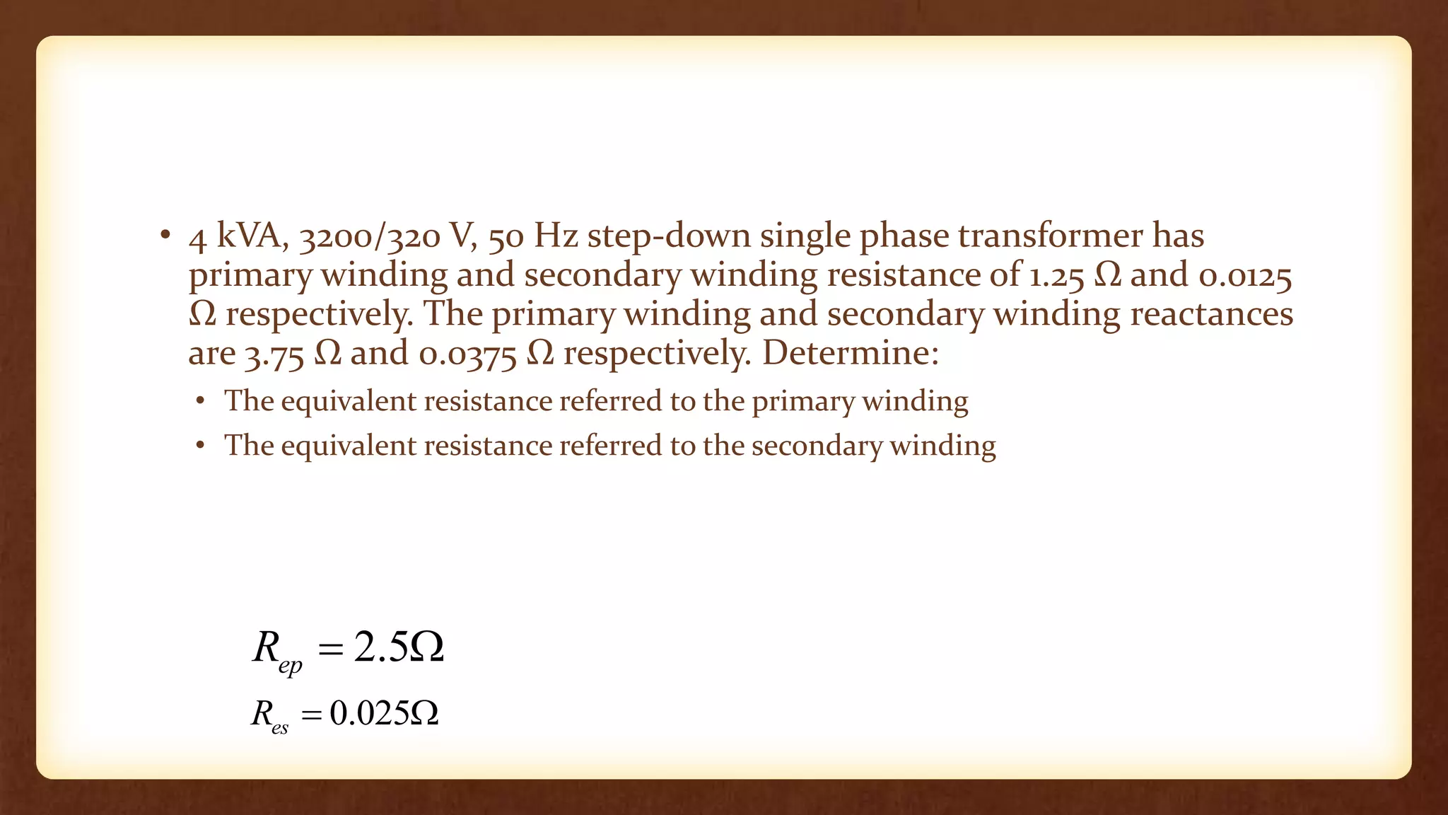 4 Transformer Equivalence Circuitpptx Computer Networking Computing