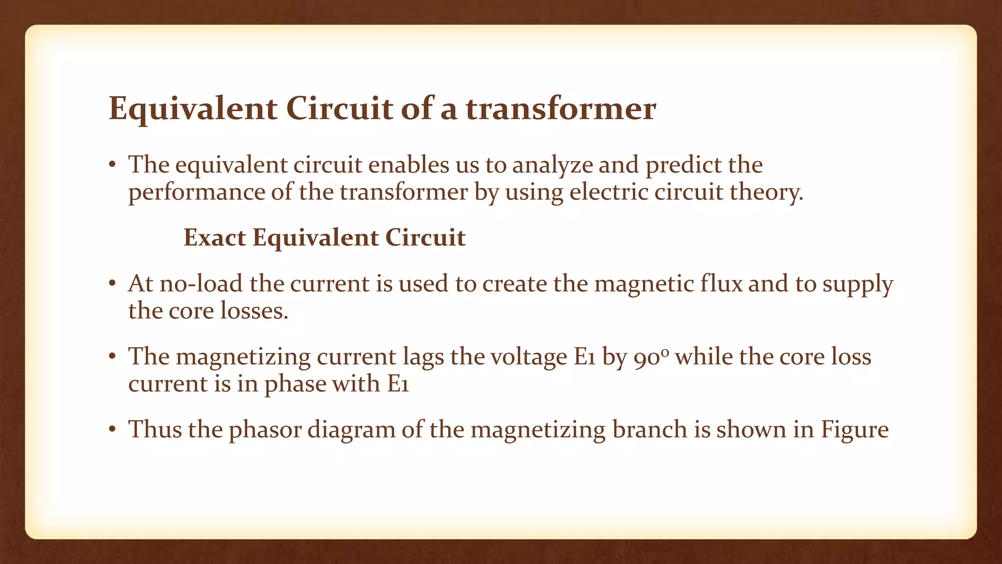 4 Transformer Equivalence Circuitpptx Computer Networking Computing