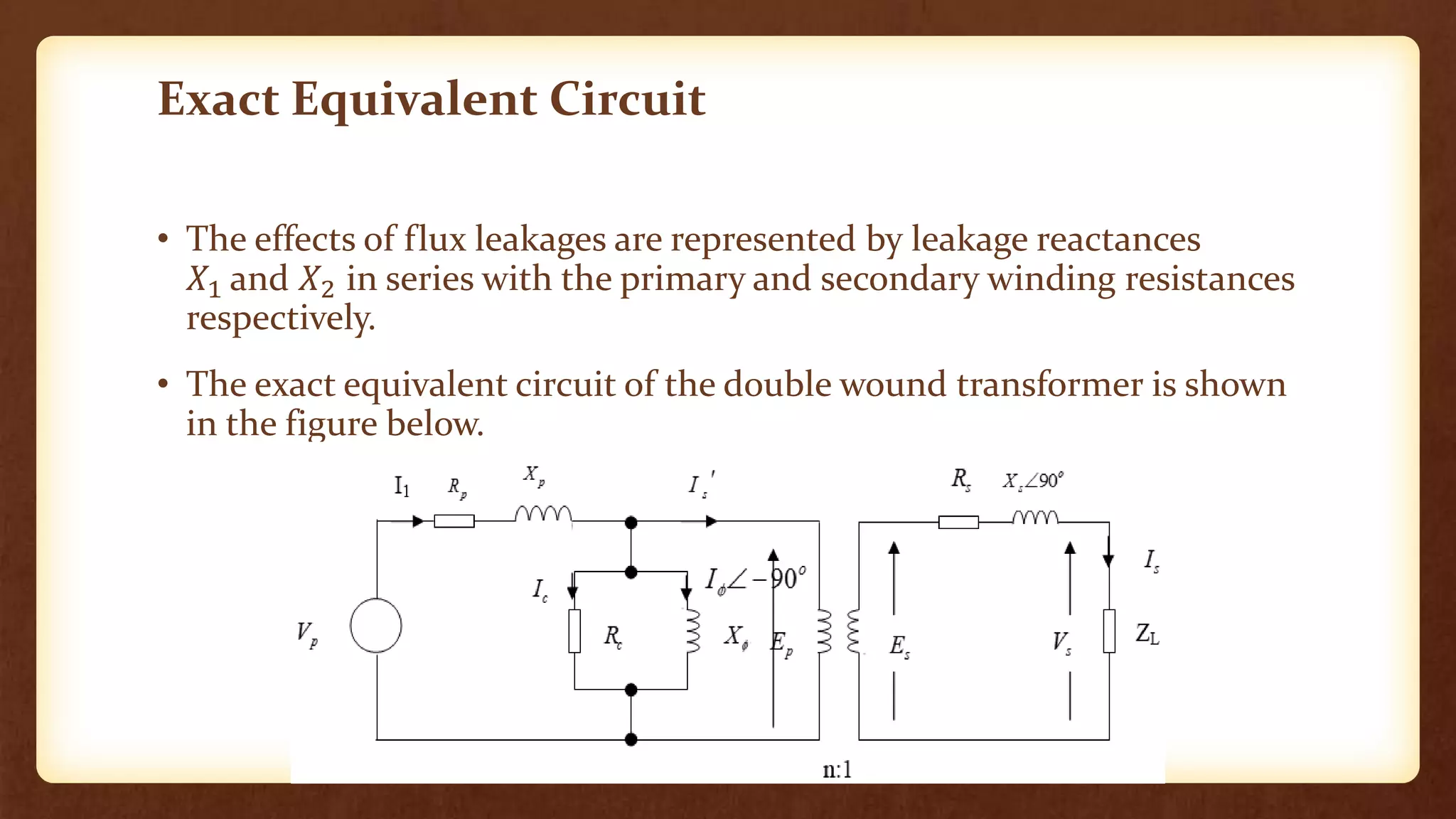 4 Transformer Equivalence Circuitpptx Computer Networking Computing