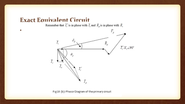 4. Transformer equivalence circuit.pptx | Computer Networking | Computing