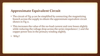 4. Transformer equivalence circuit.pptx