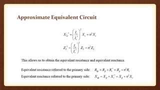 4. Transformer equivalence circuit.pptx