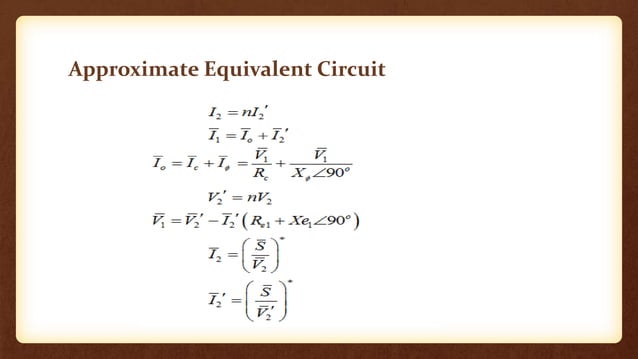 4. Transformer equivalence circuit.pptx | Computer Networking | Computing