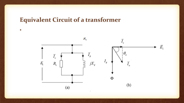 4. Transformer equivalence circuit.pptx | Computer Networking | Computing