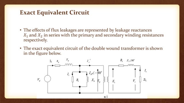 4. Transformer equivalence circuit.pptx | Computer Networking | Computing