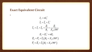 4. Transformer equivalence circuit.pptx