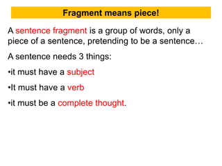 4. Fragments new.ppt