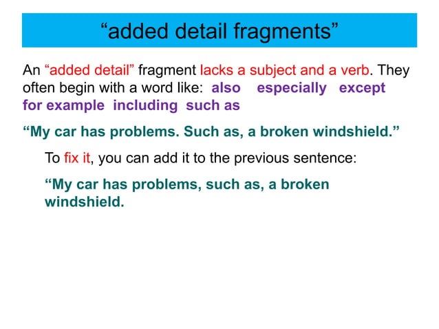 4. Fragments new.ppt