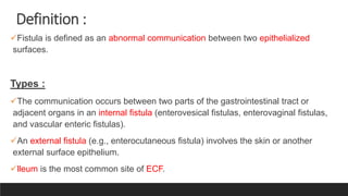 4. Small bowel fisulas & short bowel syndrome.pptx
