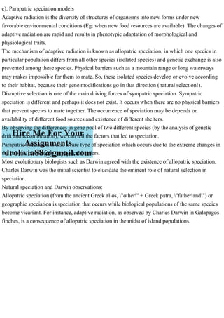 4). The three types of speciation models are,a). Allopatric specia.pdf