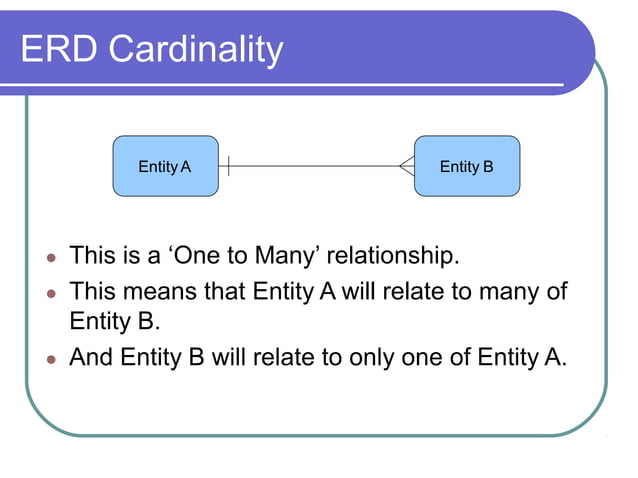 4. ERD Cardinality.pptx | Databases | Computer Software and Applications